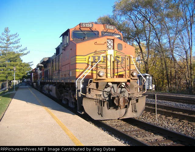 BNSF 5158 At Brookfield